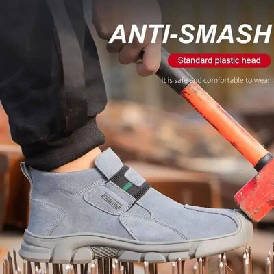 Safety Work Shoes Labor Protection Anti Smashing Steel Toe B