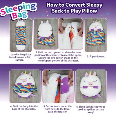 Childrens Cartoon Sleep Sack For Birthday Gift Kids Sleepin