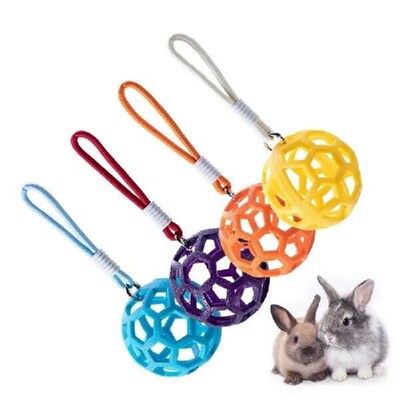 Bunny Hay Feeder 4 Pieces Hay Balls For Rabbits Small