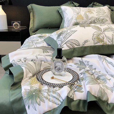 Tencel Summer Quilt Four-piece Washable Silk Summer Quilt Si