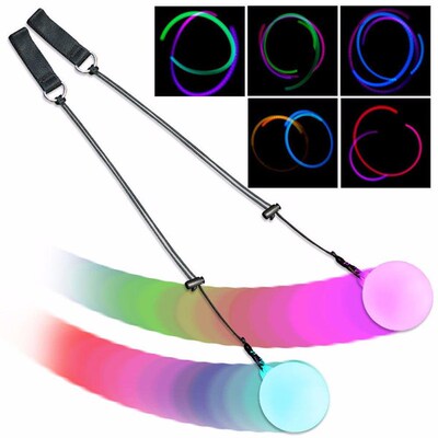 1PC LED POI Thrown Balls for Professional Belly Dance Level