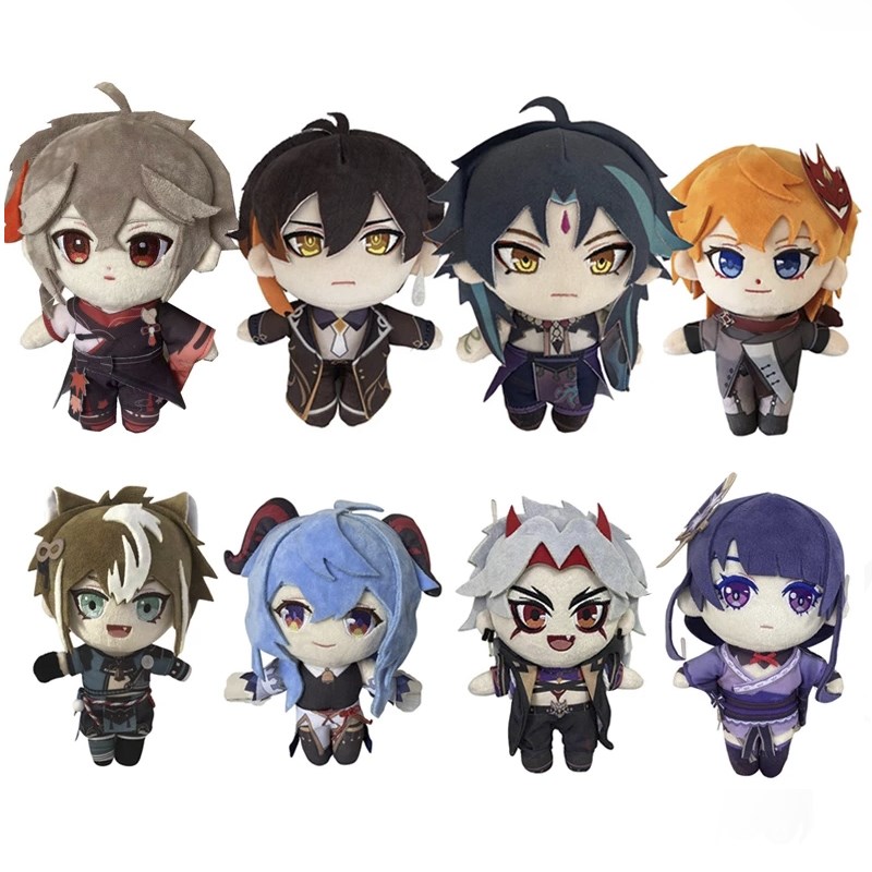 Genshin Impact Plush Arataki itto Ganyu Morax Zhong Li Xiao