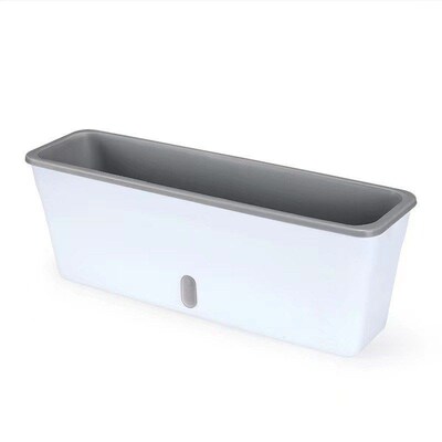 Balcony rectangular green plant flowerpot extra large box
