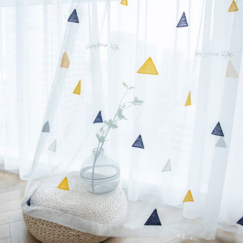 Nordic Style Tulle Curtains for Childrens Bedroom The Livin