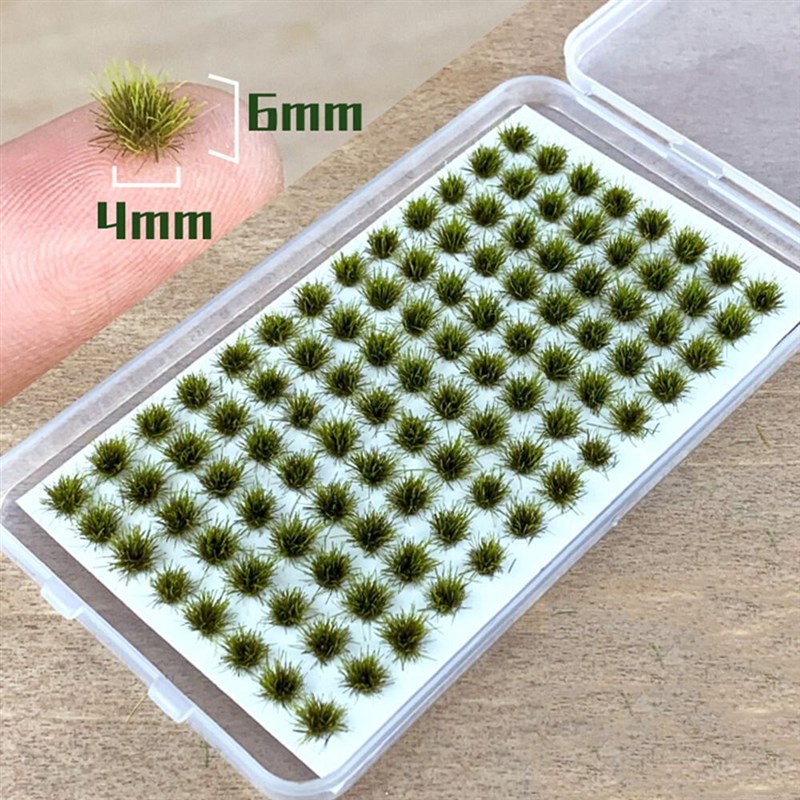 Mini Grass Tuft Artificial Grass Cluster Modeling Static