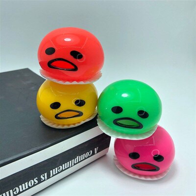 Vomit Yellow Egg Pinch Lazy egg Vomiting egg Weibo egg Funny