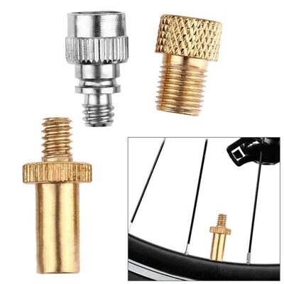 3pcs Bike Bicycle Presta to Schrader Valve Adapters+ Presta