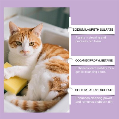 EELJOY Pet No-Rinse Facial Cleansing Mousse - Convenient Foa