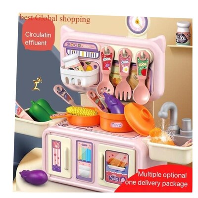 cheap playing kitchen set toys girls boys gift kids cooking