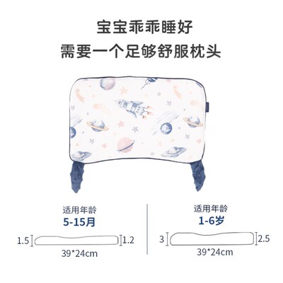 Class A Washable Baby Pillow 0-3-6 Years Old Infant Pillow S