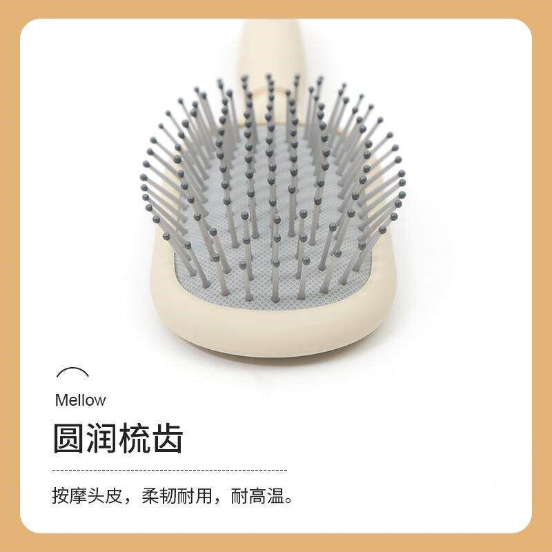 Ladys Air Cushion Paddle Brush for Scalp Massage, Large Pla