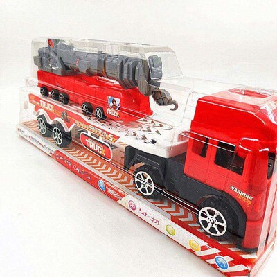 Fre engneerng traler sldng engneerng car wth crane