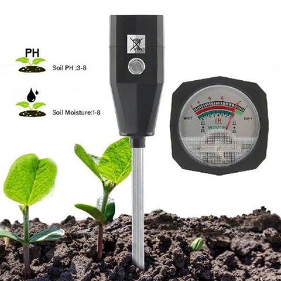 Soil PH Tester Sensor PH Moisture Meter Garden Portable