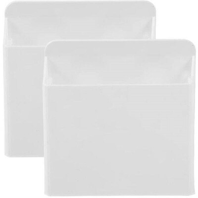 2 Pcs Cup Pen Holder Storage Box for Whiteboard Dry Erase