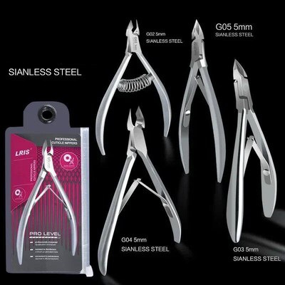 Cuticle Scissors Stainless Steel Cuticle Trimmer Professiona