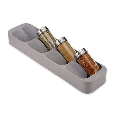 8 Grids Spice Rack Cupboard Organizer Spice Storage Racks Ut