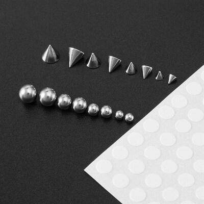Sticker Fake Belly Eyebrow Lip Piercing Stud Non Piercied Ea