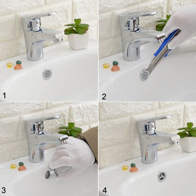 1Pcs Sink Hole Round Overflow ver Ceramic Pots Basin Sink Ov