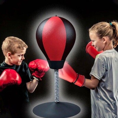 Desktop Punching Bag Desk Boxing Punch Ball with Suction