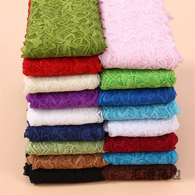 1Meter Elastic Floral Lace Ribbon DIY Apparel Sewing Fabric
