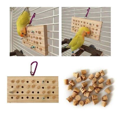 Bird Grinding Toy Parrots Hanging Toy for Small Size Birds