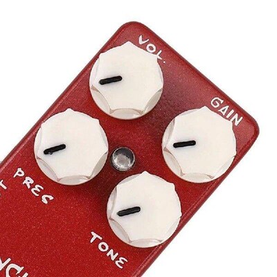Mosky Mini Guitar Effect Pedal Mini Crunch Red Distortion