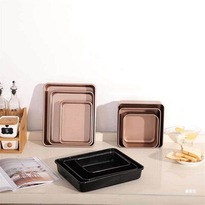 8inch square Baking tray pasty cake pan pizza Cookies mould1