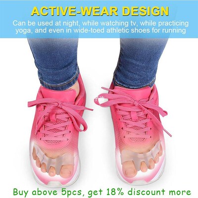 2 Pcs Per Pair Silicone Finger Spacer For Manicure Toe Separ