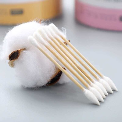 500 double-headed medical cotton swabs  ear-pulling cotton s