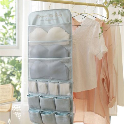 storage box 7 grids bra organizer foldable drawer organizer