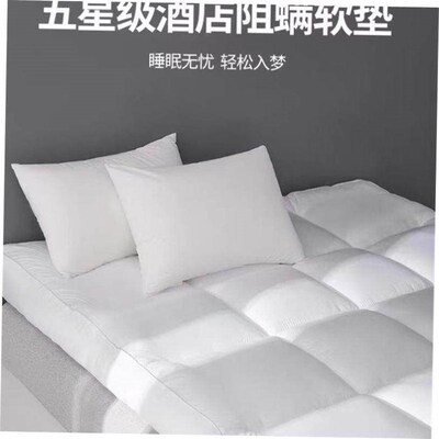 10cm Cotton Hotel soft mattress topper bed folding pad 床垫