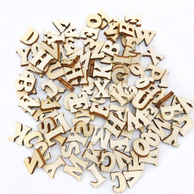Wooden Alphabet Letters Sign DIY Crafts Home Bar