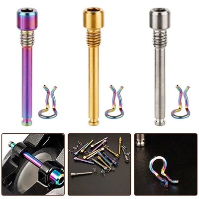 Bicycle Disc Brake Pad Bolt Titanium-Alloy Pin Insert Calipe