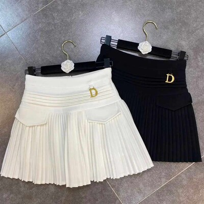 2025 Spring Summer New Arrivals High Waist Short Mini Pleate