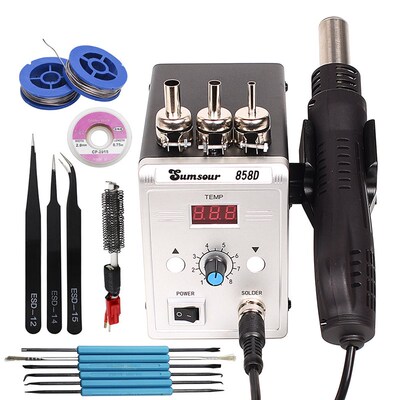 Hot Air Gun 858D 700W BGA Rework Solder Station Soldering He