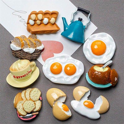 Bionic Food Fridge Magnet D Creative Simulation Food Cute R