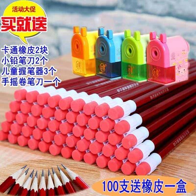 50 pencil sets hb pencils student writing hexagonal