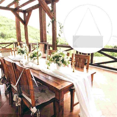 6 Pcs Chairs Reserved Signboard Acrylic Hanging Signs Seats