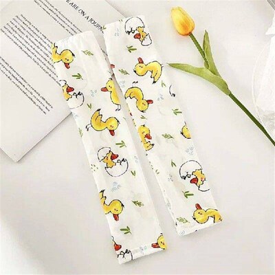 Children Arm Sleeves Summer Ice Silk Gloves For Baby Kids