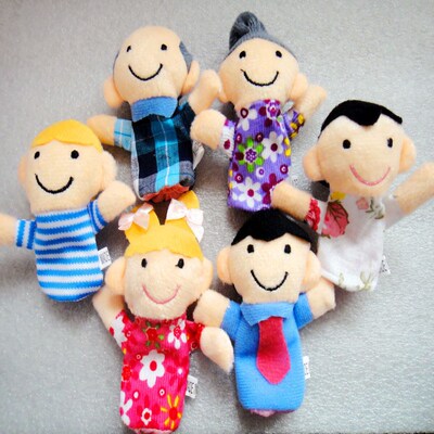 Finger Puppets Baby Mini Animals Educational Hand Cartoon An