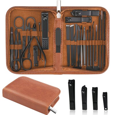 26 Piece Set nail care kit stainless steel Manicure Set