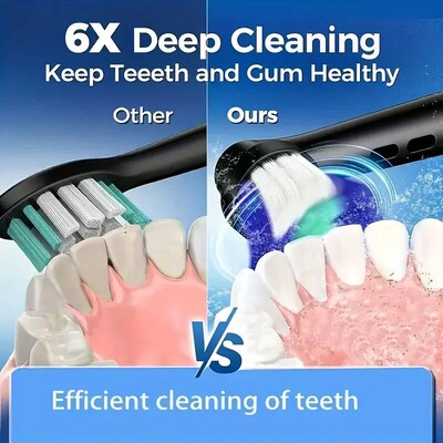 Electric Rotating Toothbrush Deep Clean Whitening Teeth for