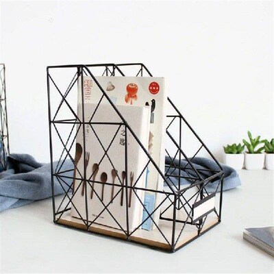 Wooden Iron Storage Rack Organization For Kitchen Bedroom