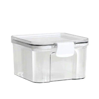 Grains Food Transparent Box With Lid For Bulk Cereals Keep