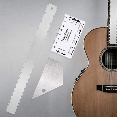 Guitar Fret Leveling Ruler Stainless Steel Guitar