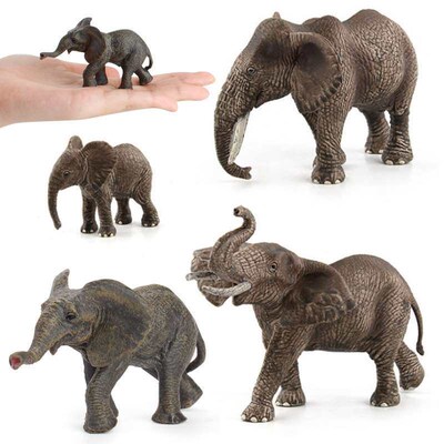 Elephant Model Zoo Wld Afrcan Elephant Baby Elephant Smulato