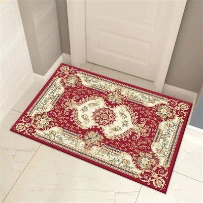 1PC Traditional Moroccan Style Design Floor Mat Anti-Slip