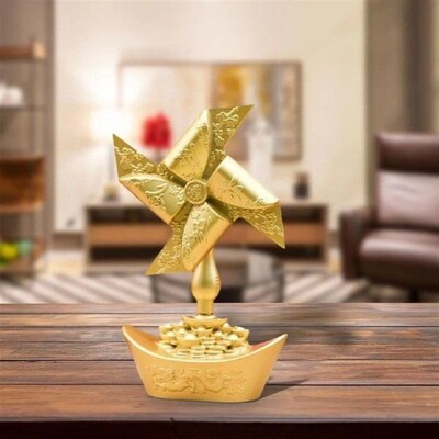 Ingot Sailboat Statue Fine Craftsmanship Centerpiece