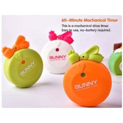 Cartoon Rabbit Mechanical Easy Operate Timer Cooking Baking