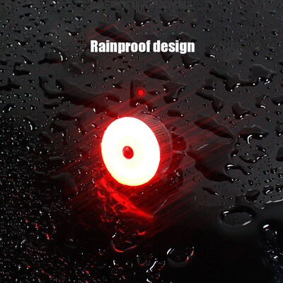 Red Led Rear Light Bicycle High Visibility Rechargebale Usb